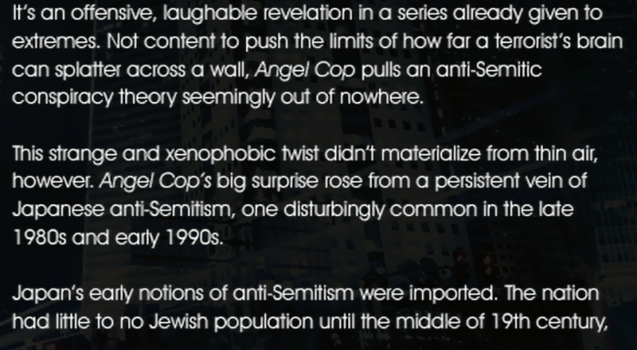 Angel Cop (1994) anime OVA, thoughts | The Anomalous Host